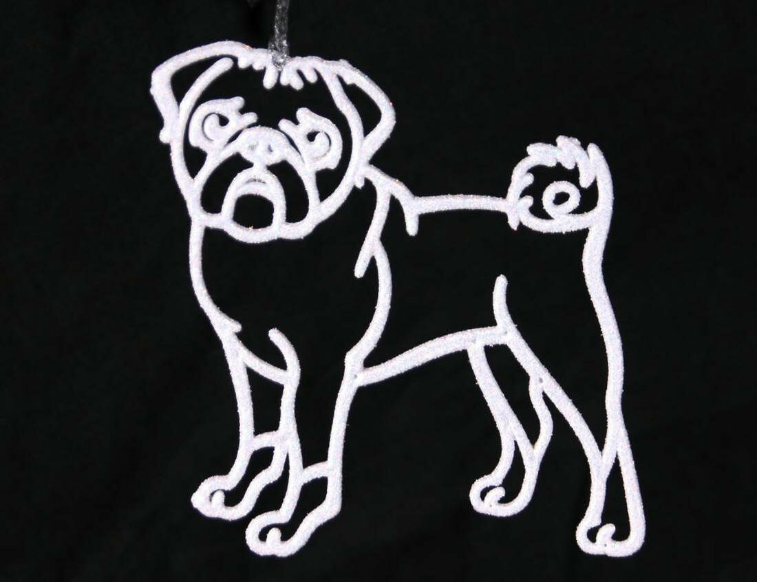 Елочное украшение белый, 12х10 см, Морозко