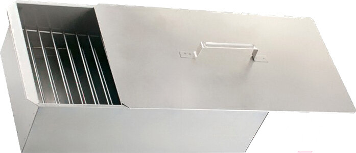 Коптильня двухъярусная 500*270*175, 0,8 мм