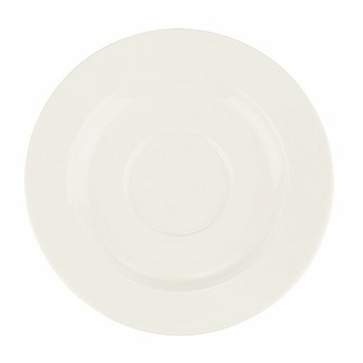 Набор блюдец диаметр 140 мм Банкет Белый