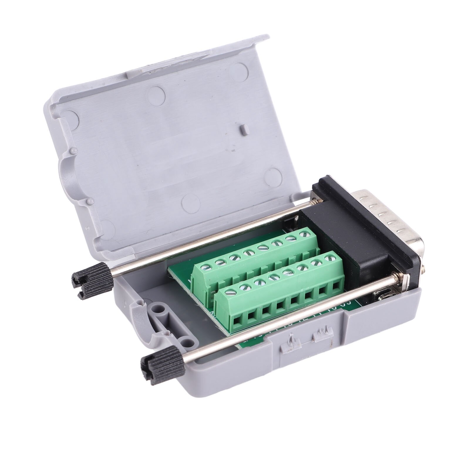 Разъем DB15 беспаечный, 15-контактный D-SUB, модуль адаптера с корпусом