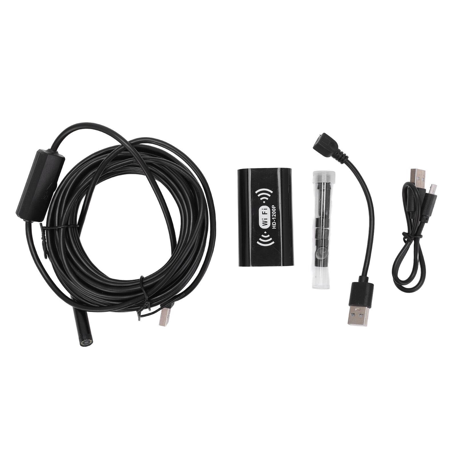 WiFi эндоскоп F130, 8мм, HD, влагозащищенный