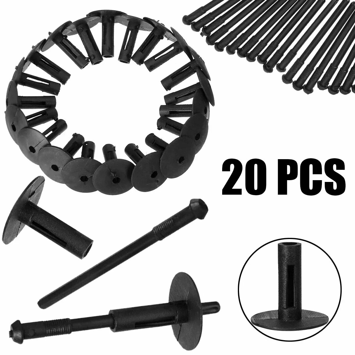 Автомобильные стопорные заклепки, крепеж для бампера и крыла, зажим для бампера, брызговик, пластиковая заклепка, крепеж для BMW E84 X3 F25 E70 для E71