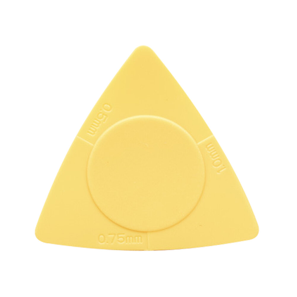 Гитарные медиаторы Многослойные Аксессуары для гитары Аксессуары музыкальных инструментов 0.5/0.75/1.0 мм Черный Белый Желтый Синий Красный 37*37 мм 0.75 г ABS 1 шт