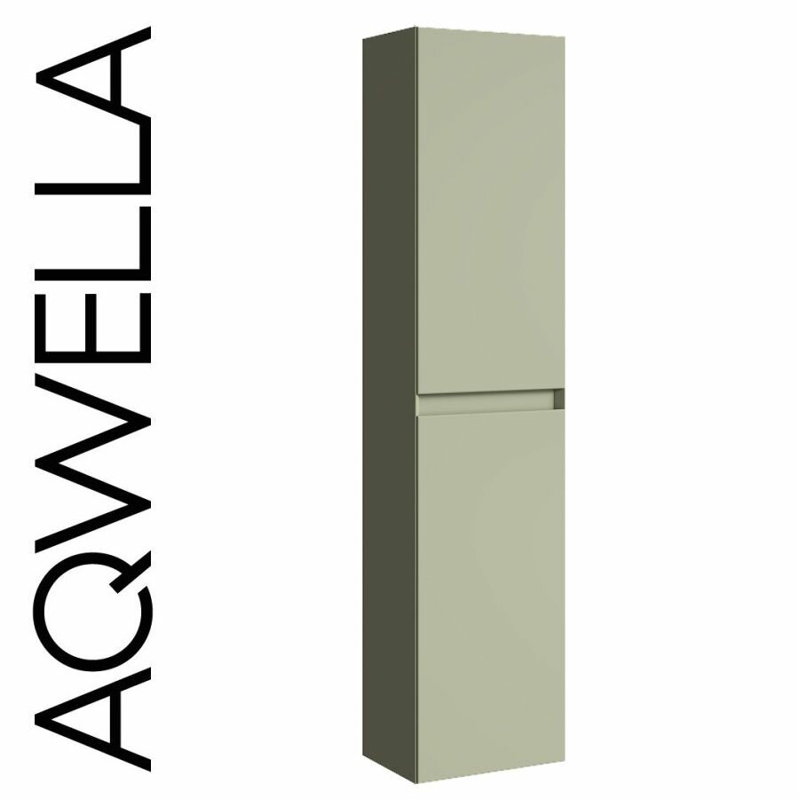 Шкаф пенал для ванной Aqwella Geometria GE0535SH