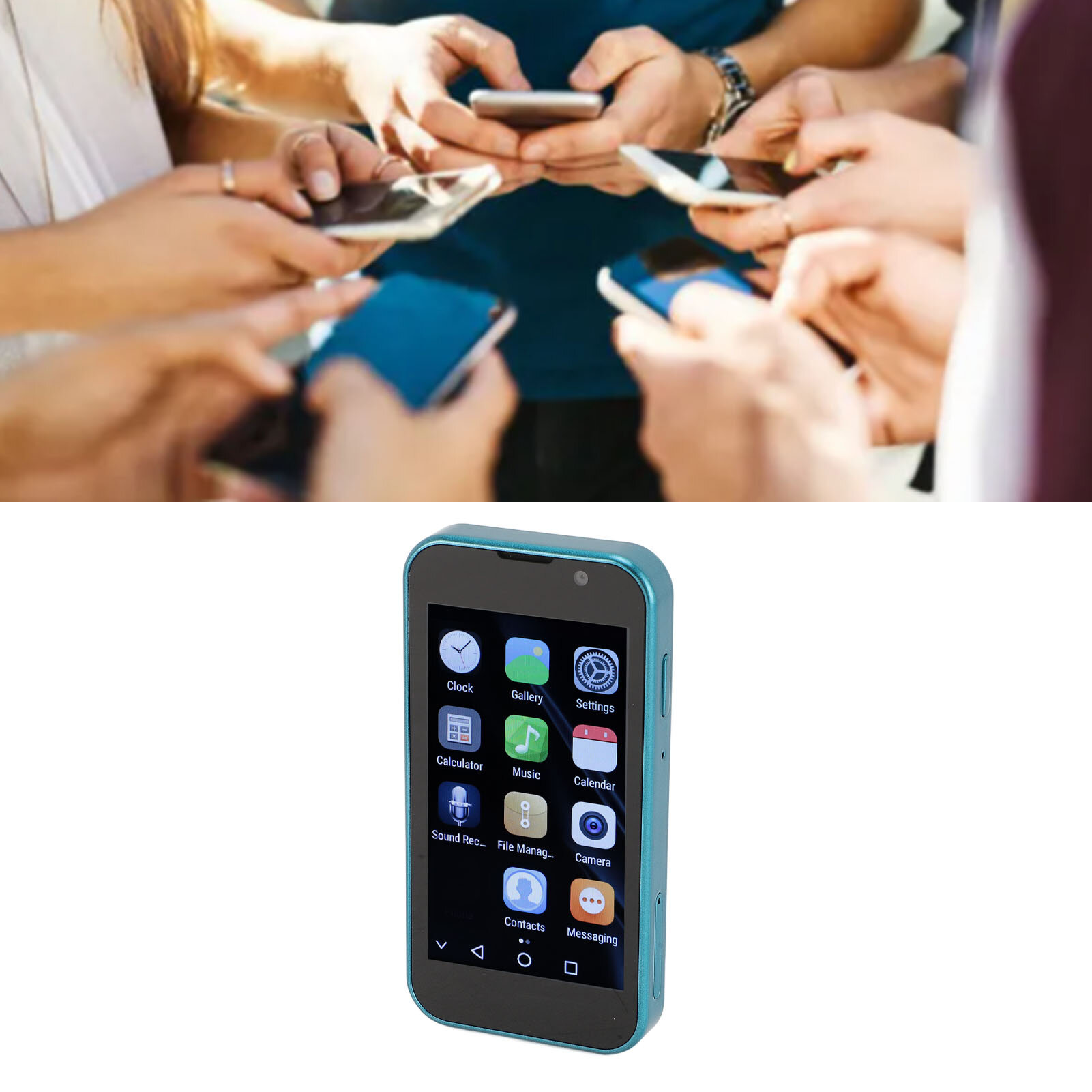3G-смартфон XS18Pro 3,0-дюймовый цветной экран WiFi GPS четырехъядерный небольшой сотовый телефон для Android 9,0 2 ГБ ОЗУ 16 ГБ ПЗУ