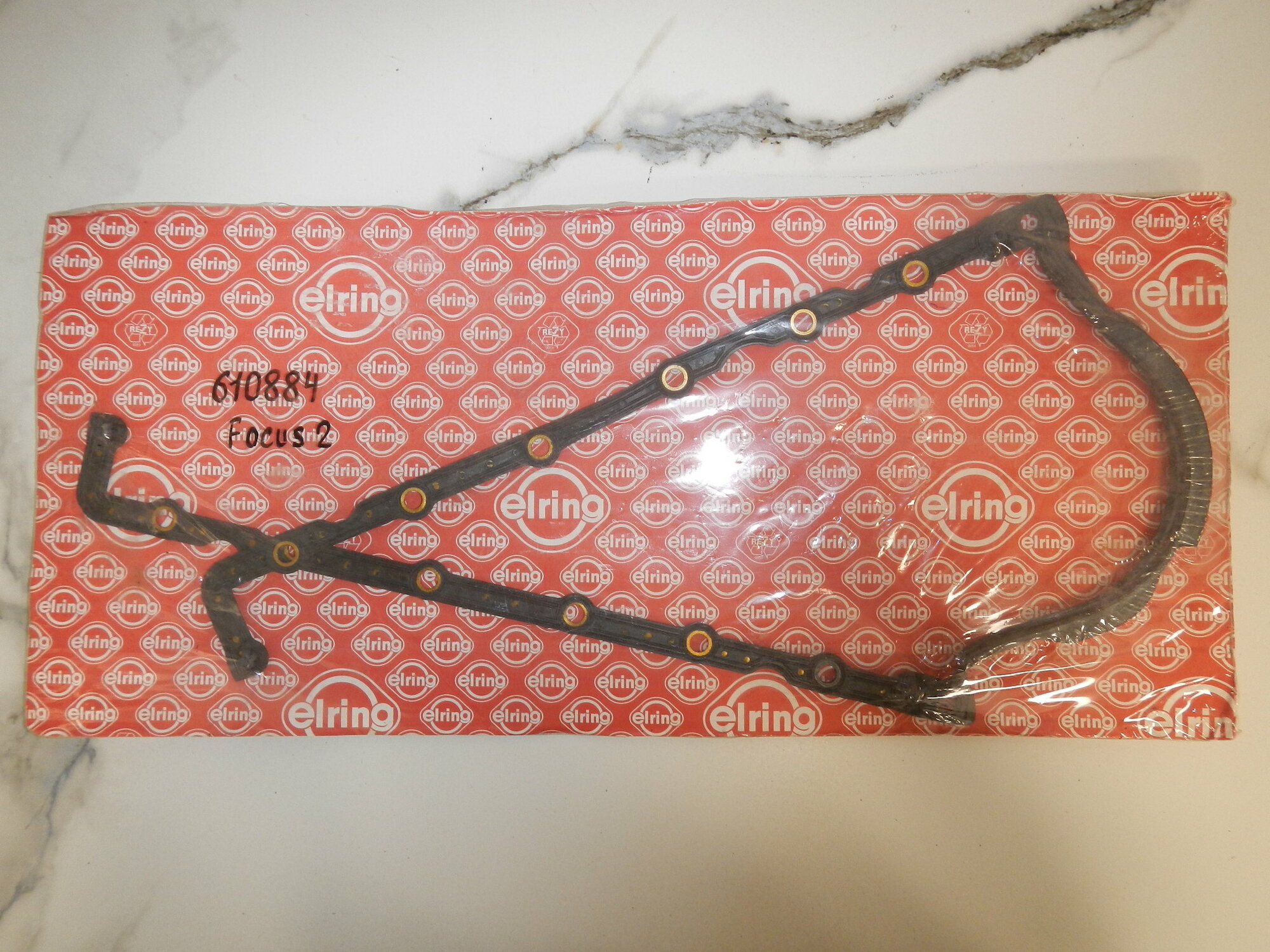 Б/У Прокладка (двигатель), Ford (Форд)-FOCUS 2 (08-11) FORD FOCUS 2 (08-11) масляного поддона Elring Дубликат, новая. 610...