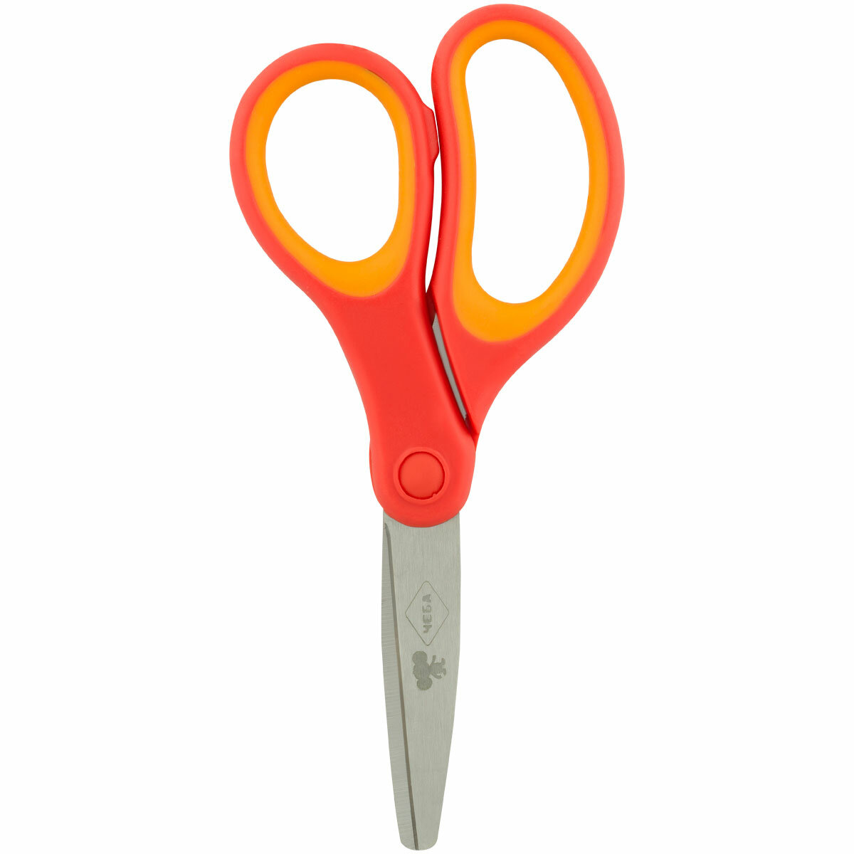 6 шт. Ножницы детские Мульти-Пульти "Чебурашка", 13,8см, трай-ми кард, европодвес