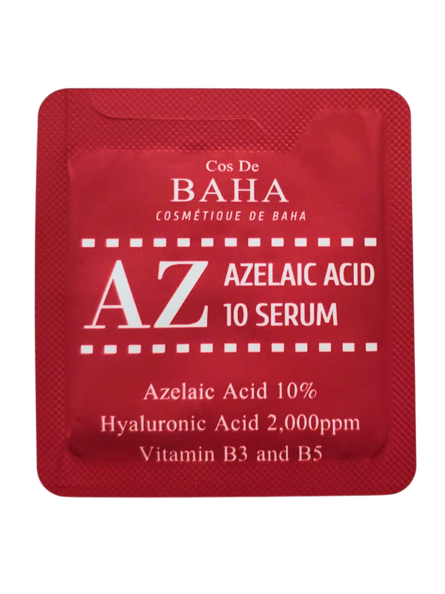 Cos De BAHA Противовоспалительная сыворотка для лица с азелаиновой кислотой / Azelaic Acid 10 Serum Sample (AZ), 1.5 мл