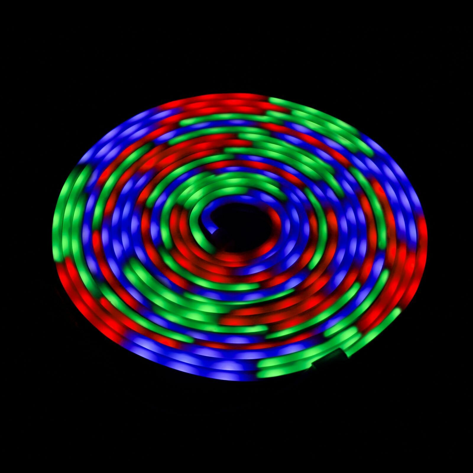 Гирлянда светодиодная Дон Баллон Дюралайт 54 Led-м, с адаптером, пульт ДУ, 6х12 мм,12v, 5 м Разноцветная