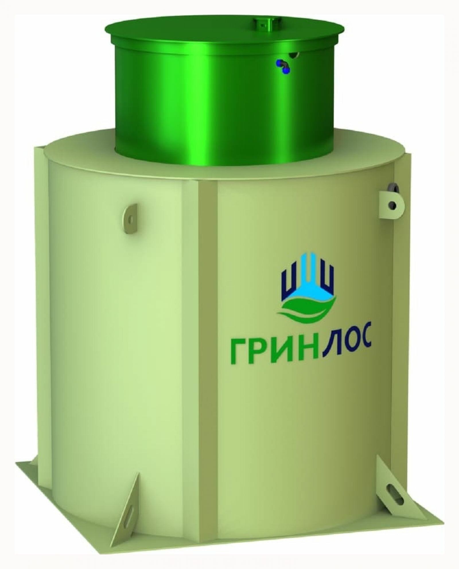 Септик для дома гринлос Аэро 8 (1.4 м3/сут, самотечный, на 8 человек)