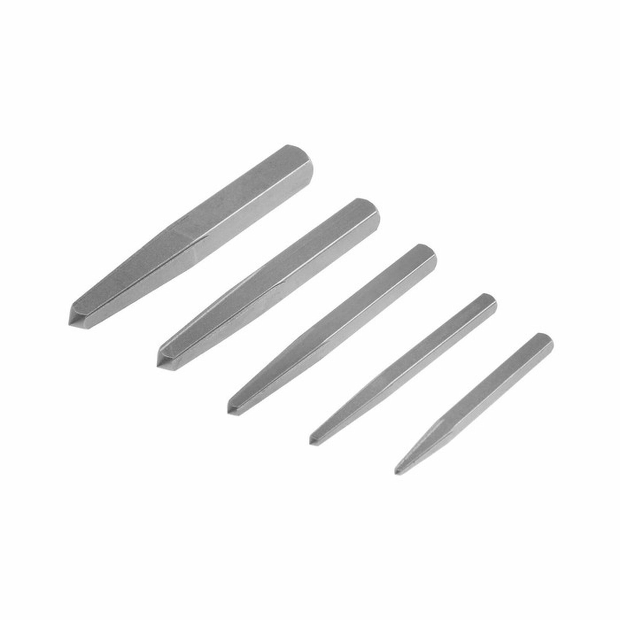 Набор экстракторов Тундра, 45 сталь, метрическая резьба, 5 предметов