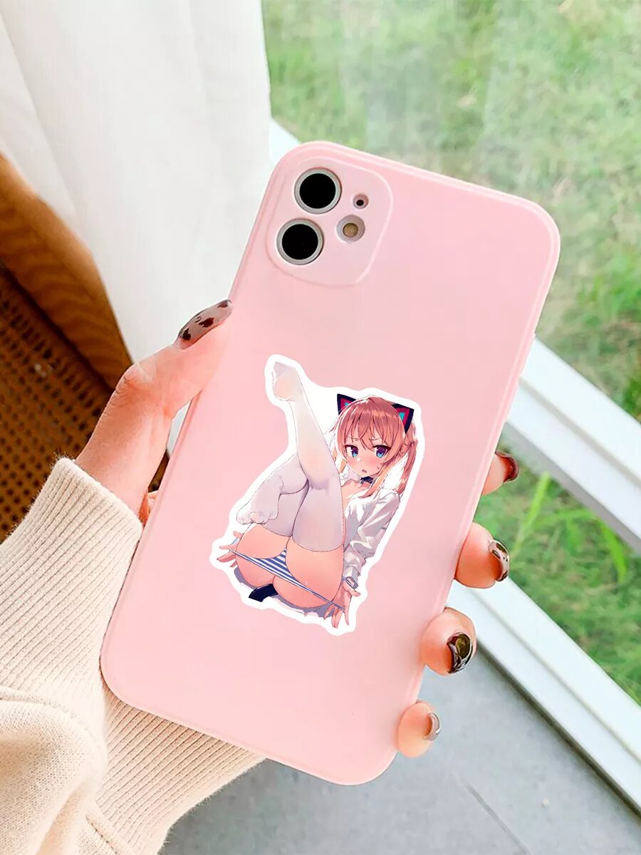 Набор самоклеящихся виниловых наклеек NSFW 50 шт.