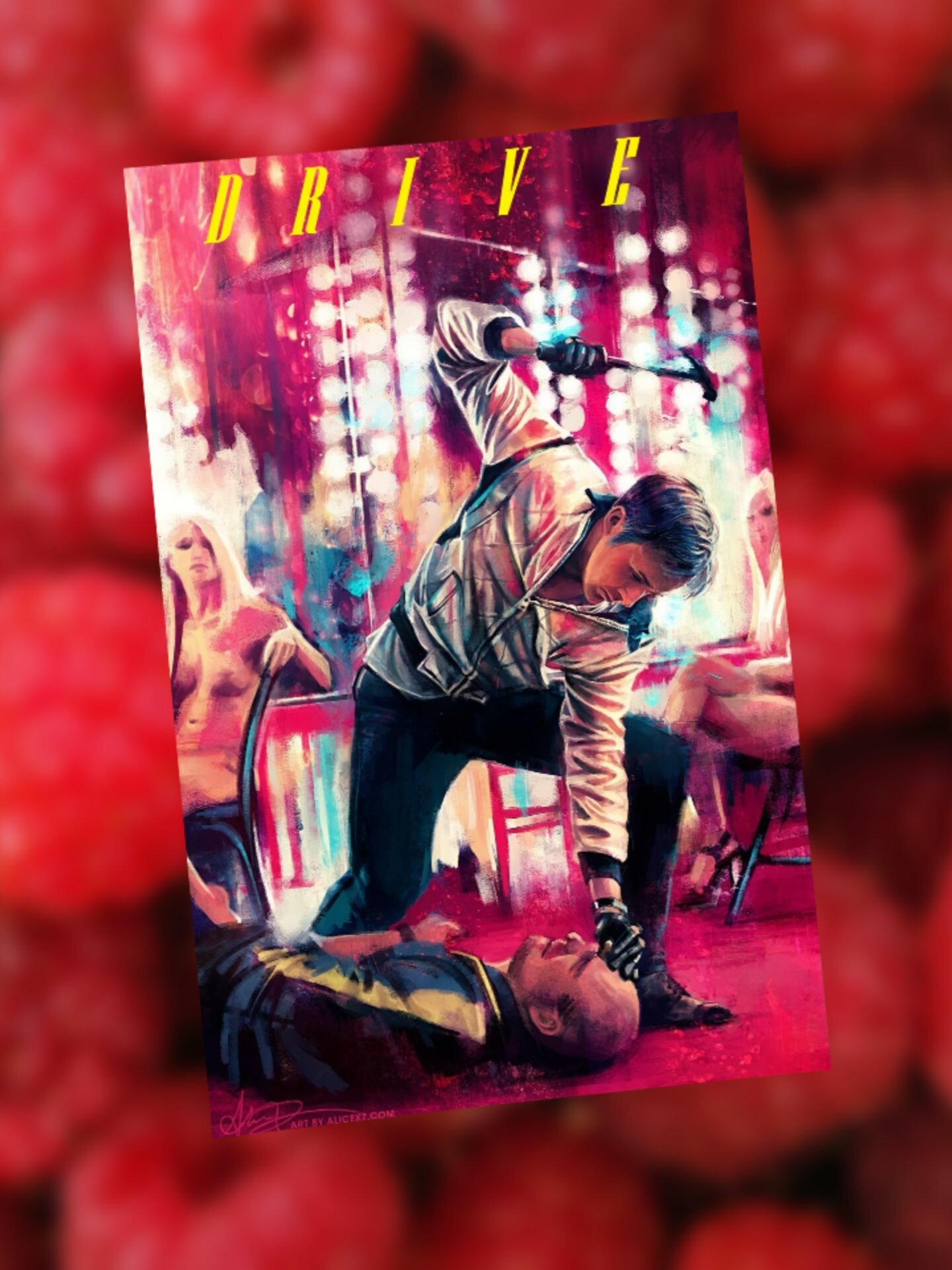 Постер pinterest "Драйв", 29х42, А3, глянцевый