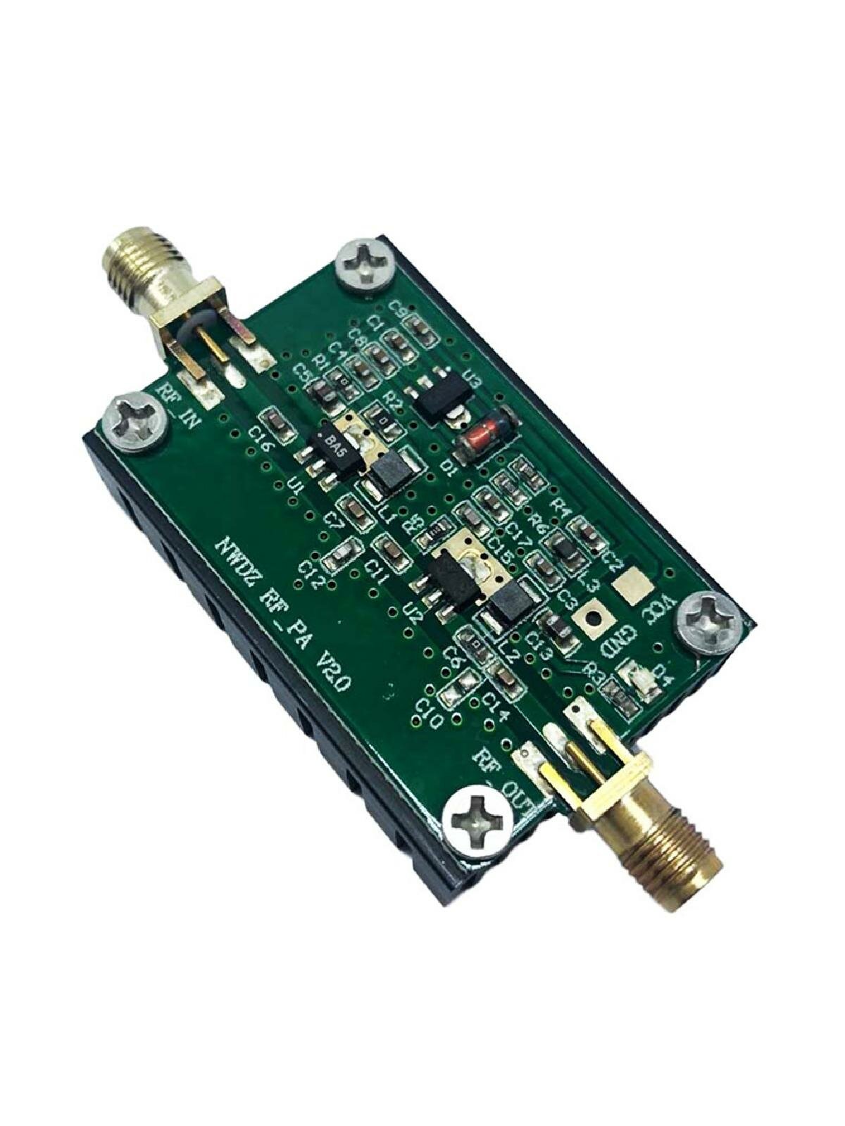 2MHZ to 700MHZ 3W HF VHF UHF FM Transmitter Broadband RF Power Amplifier For Radio Walkie Short Waves Remote Control