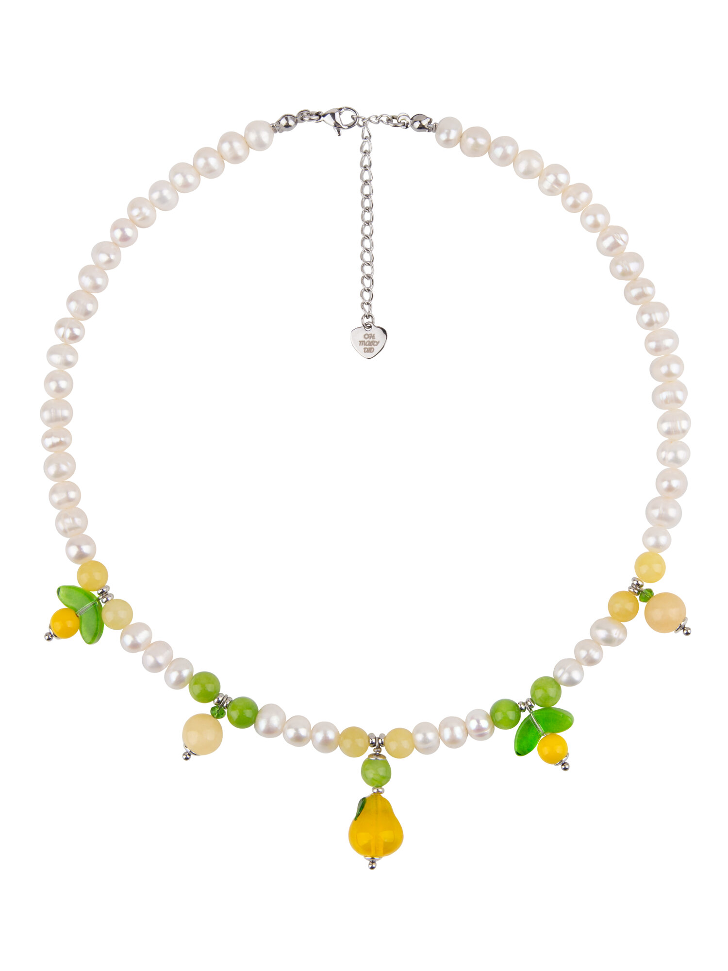 Чокер, нефрит, жемчуг пресноводный