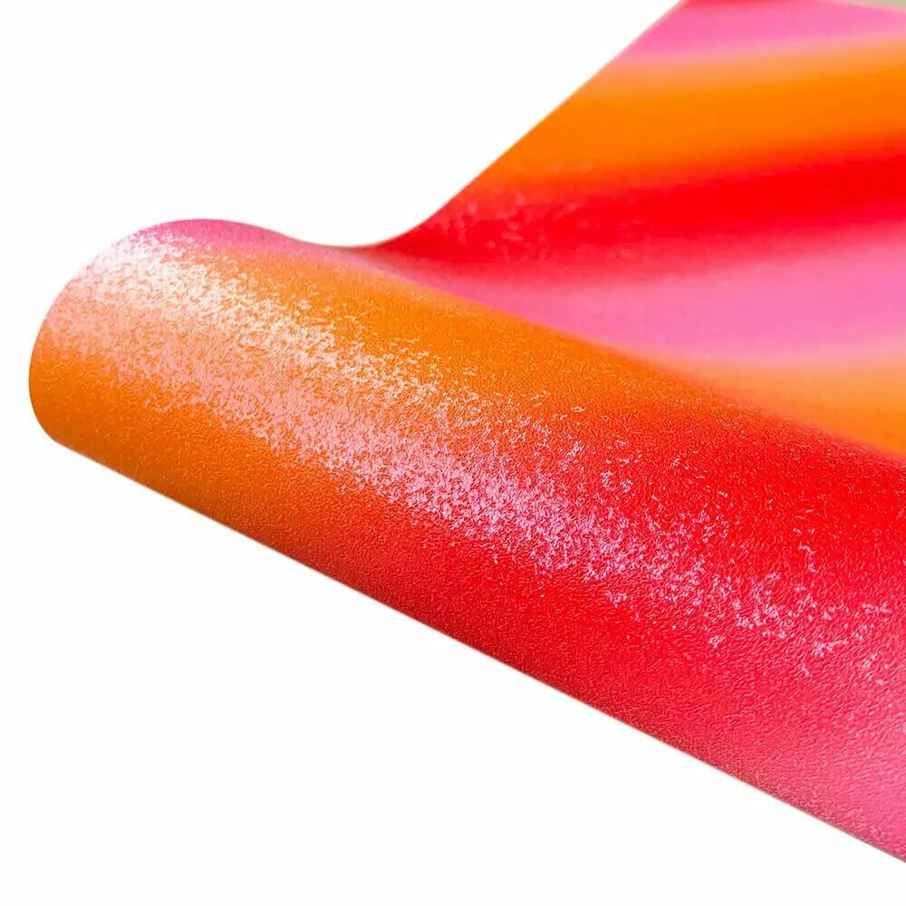 Радужная светоотражающая виниловая пленка для декорирования 12in x 10in(30x25cm), Red Orange