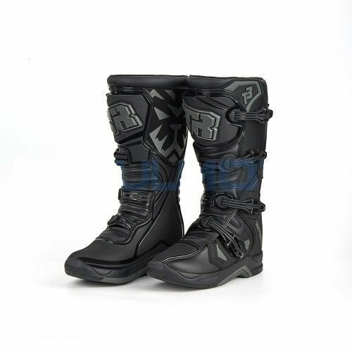 Мотоботы кроссовые TIGER T3, черный/серый, размер 38, арт: 205081-1