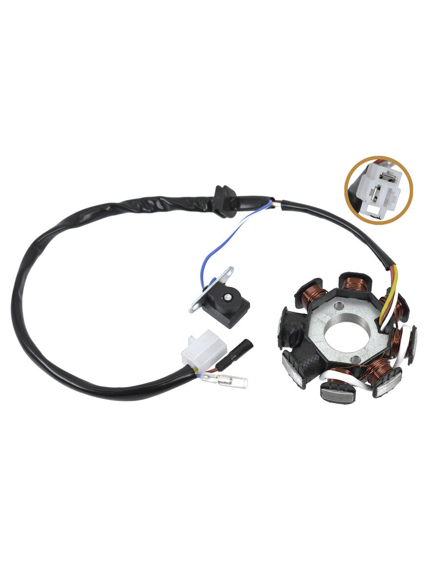 Статор генератора (2 индукц. кат. 4 конт.)