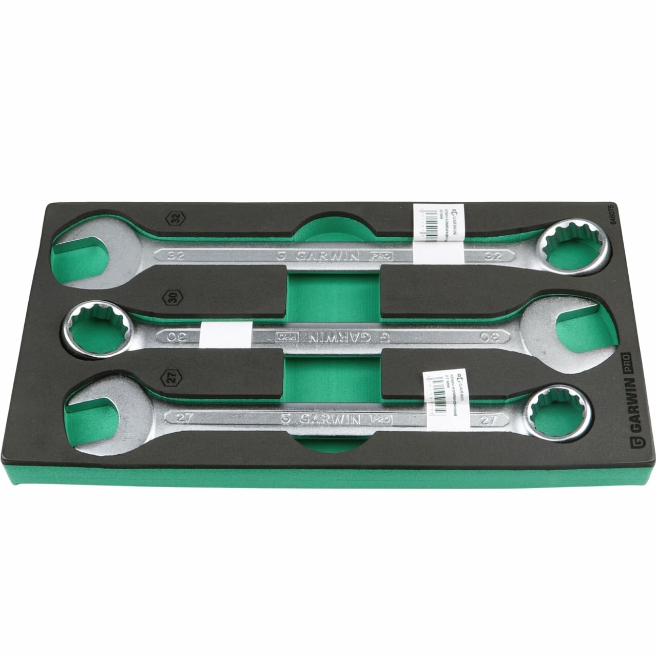 GARWIN PRO 646075 Набор ключей комбинированных 27, 30, 32 мм, 3 пр, в ложементе EVA