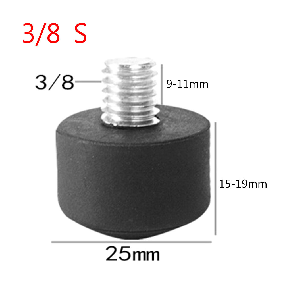 Винтовая резиновая накладка для ног-3/8-маленькая