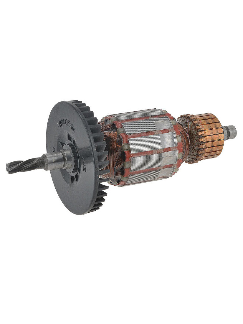 Ротор (Якорь) (L-123 mm, D-35 mm, 5 зубов, наклон влево) Д-10/350ЭР ИНТЕРСКОЛ