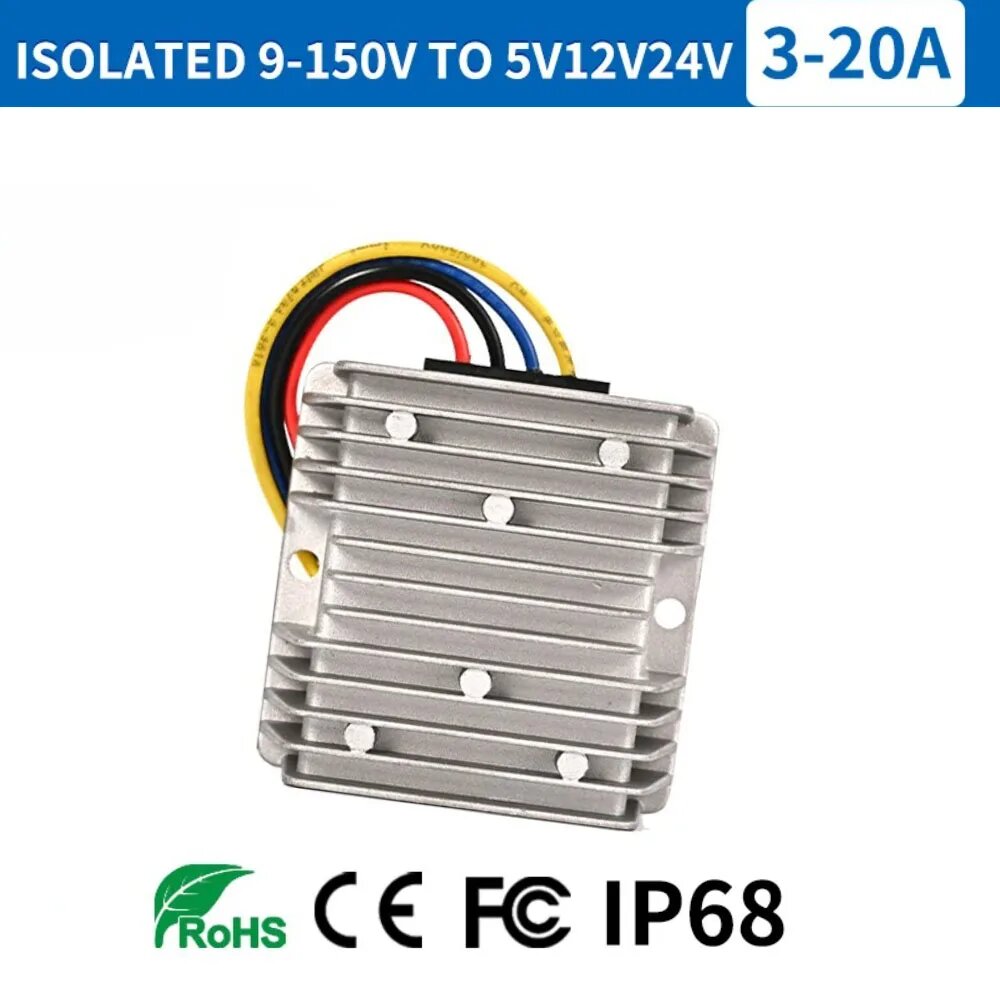 Изолированный 84 В 72 В 60 В 48 В 36 В 24 В 12 В 100 В постоянного тока до 24 В 5 В 12 В постоянного тока Регулятор понижающего преобразователя напряжения 100 В до 5 В 12 В, DC 84V 100V(75-150V), DC 24V 5A