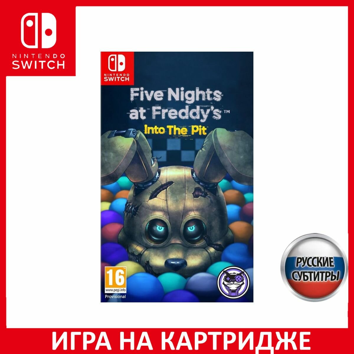 Игра Five Nights at Freddys Into the Pit Switch Русская Версия Картридж на Nintendo Switch