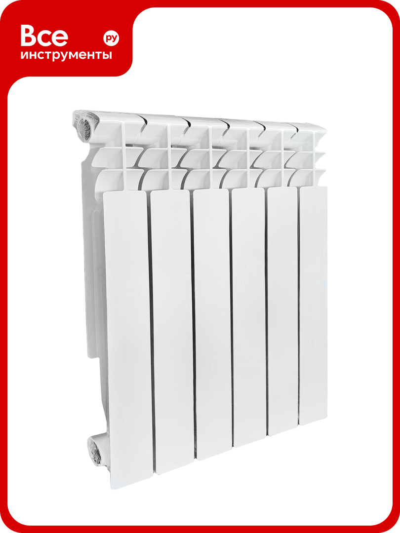 Алюминиевый радиатор SANTREK THERMO 500x80 4 секции, Он легкий, прочный и прекрасно сохранит тепло