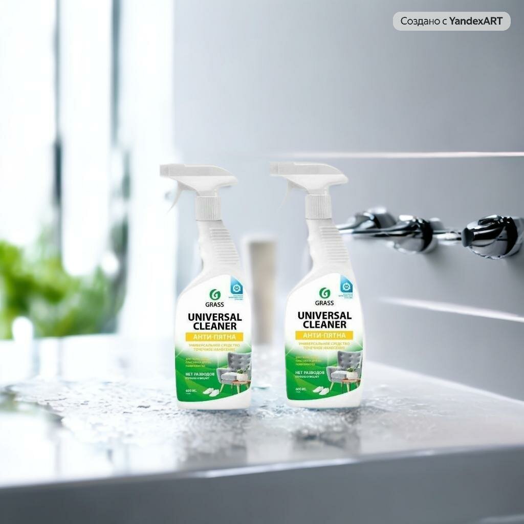 Средство моющее пенное Grass Universal Cleaner, универсальное, 600 мл, 2 шт