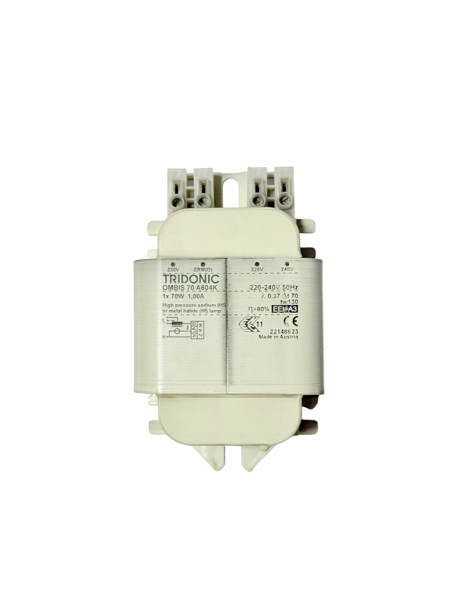 Дроссель 70w Tridonic OMBIS 70 A604K