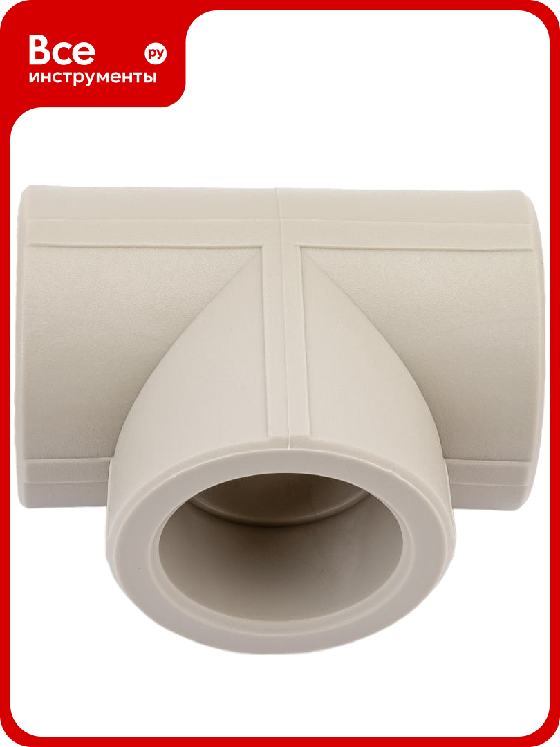 Тройник VALFEX PP-R серый, 40 мм 10111040Г 127-0444