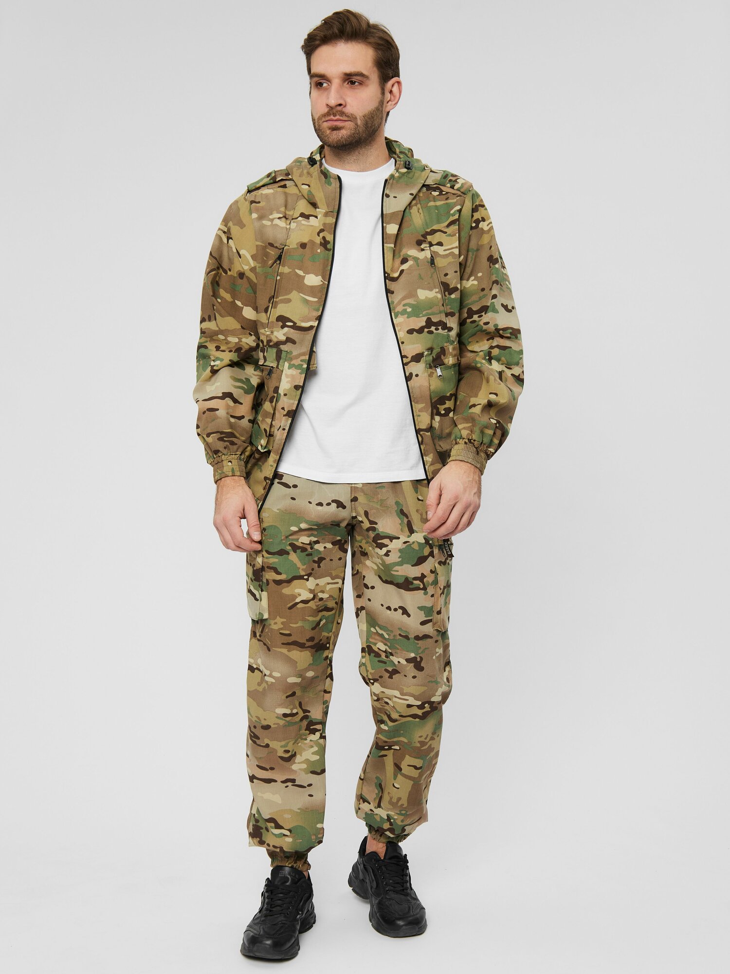 Маскировочный летний камуфляжный тактический костюм