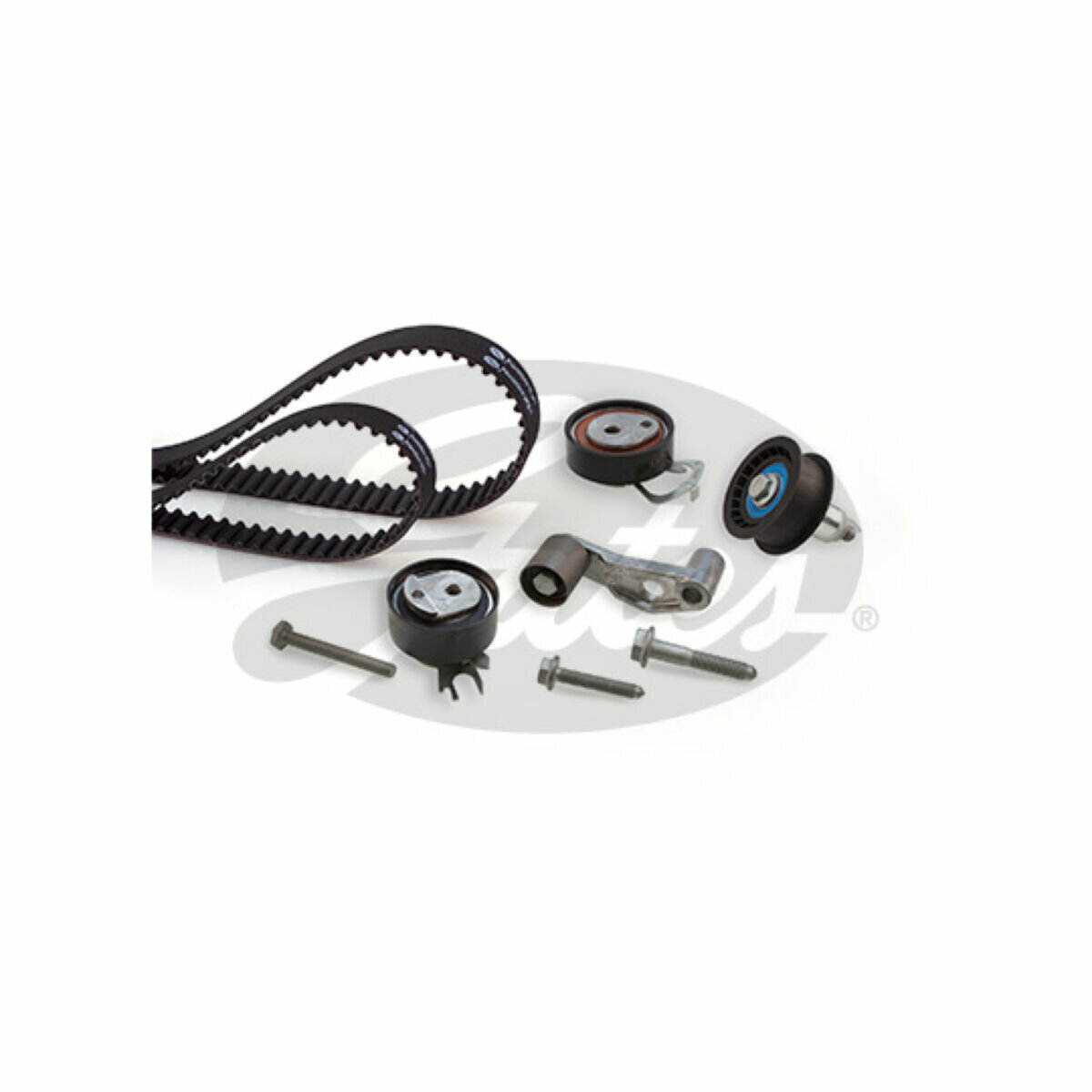 Комплект Грм Audi/Vw 1.4/1.6I 1996 => (Ролик 4Шт+Ремень 130X20+Ремень 58X17)(Gates K025565Xs)