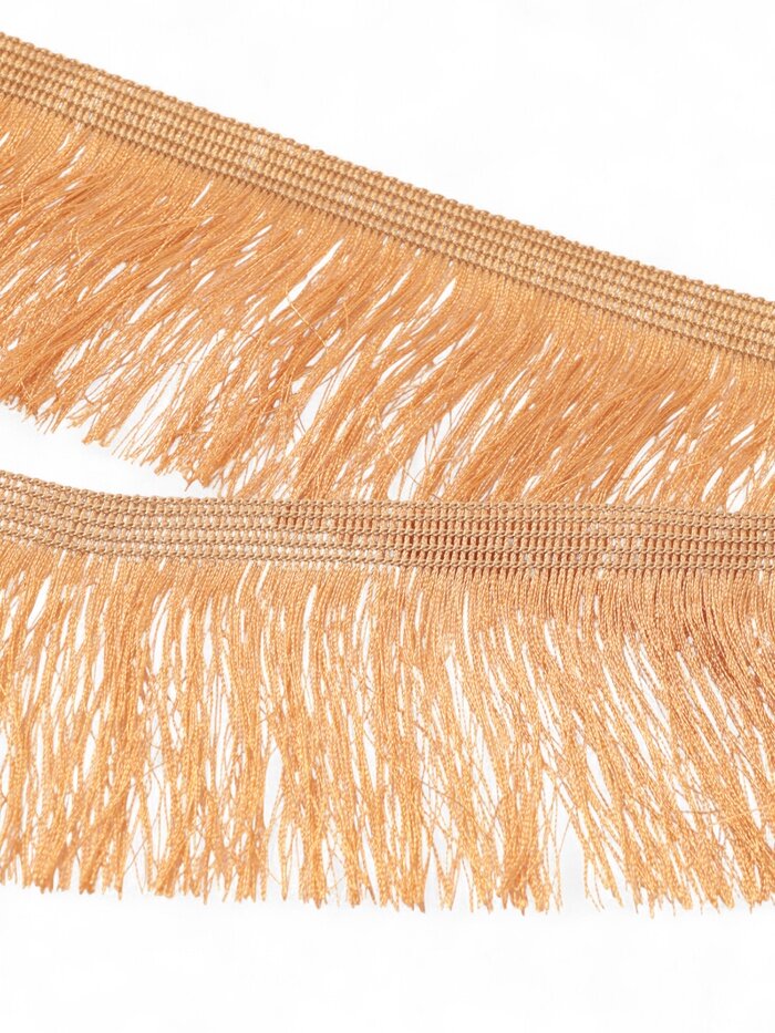 Бахрома одинарная, 6,5 см, 20 м±0.5, цвет золотой