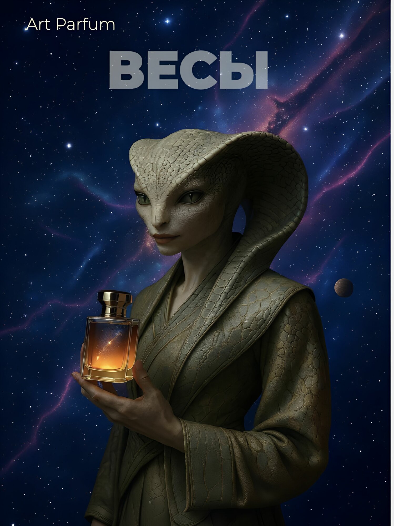 Парфюм AromaKo Art "Весы", мужской, 30мл, шалфей, свежий аромат