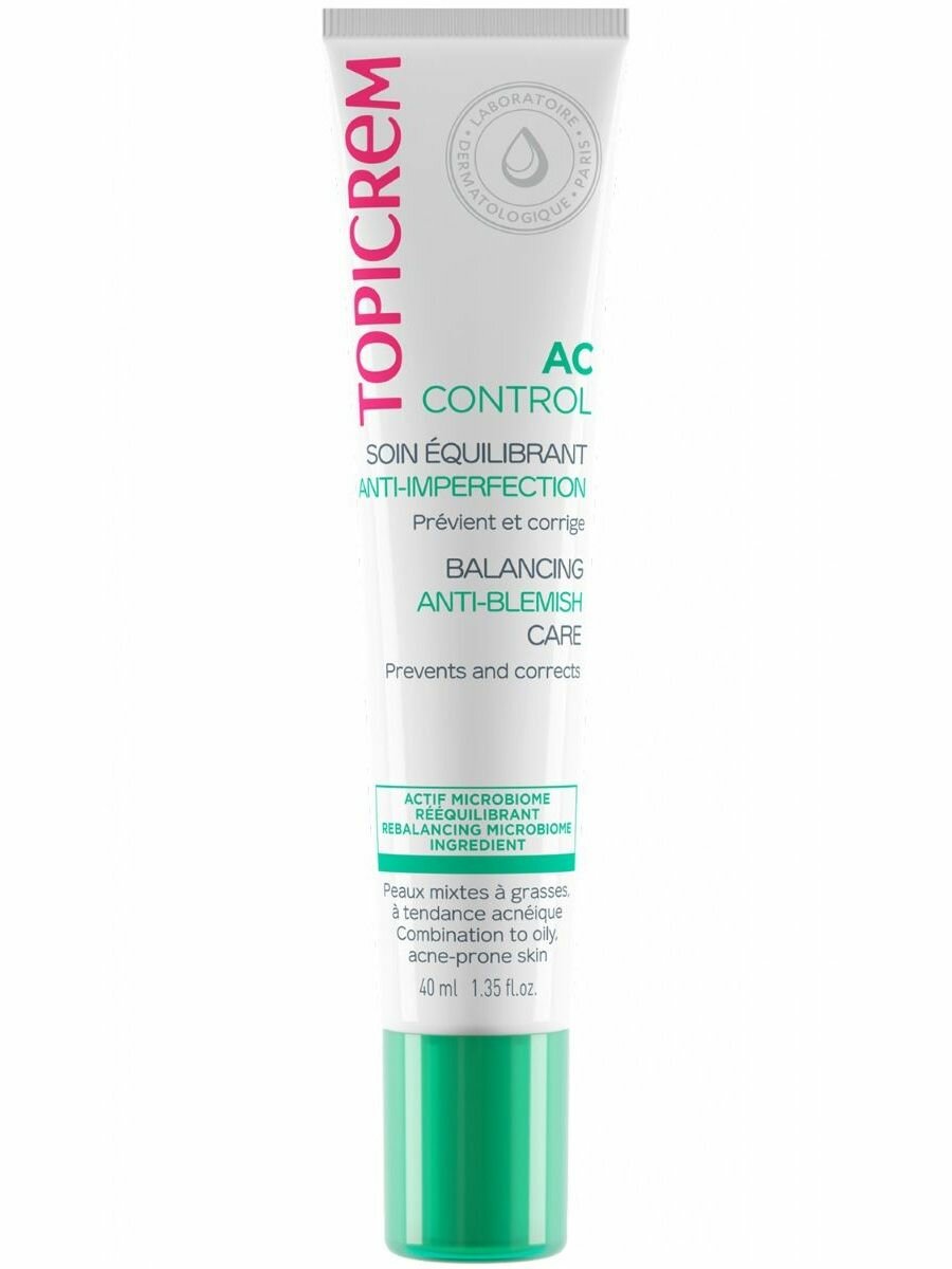 Топикрем АК Крем баланс для коррекции несовершенств, 40 мл / TOPICREM AC CONTROL Balancing Anti-Blemish Care
