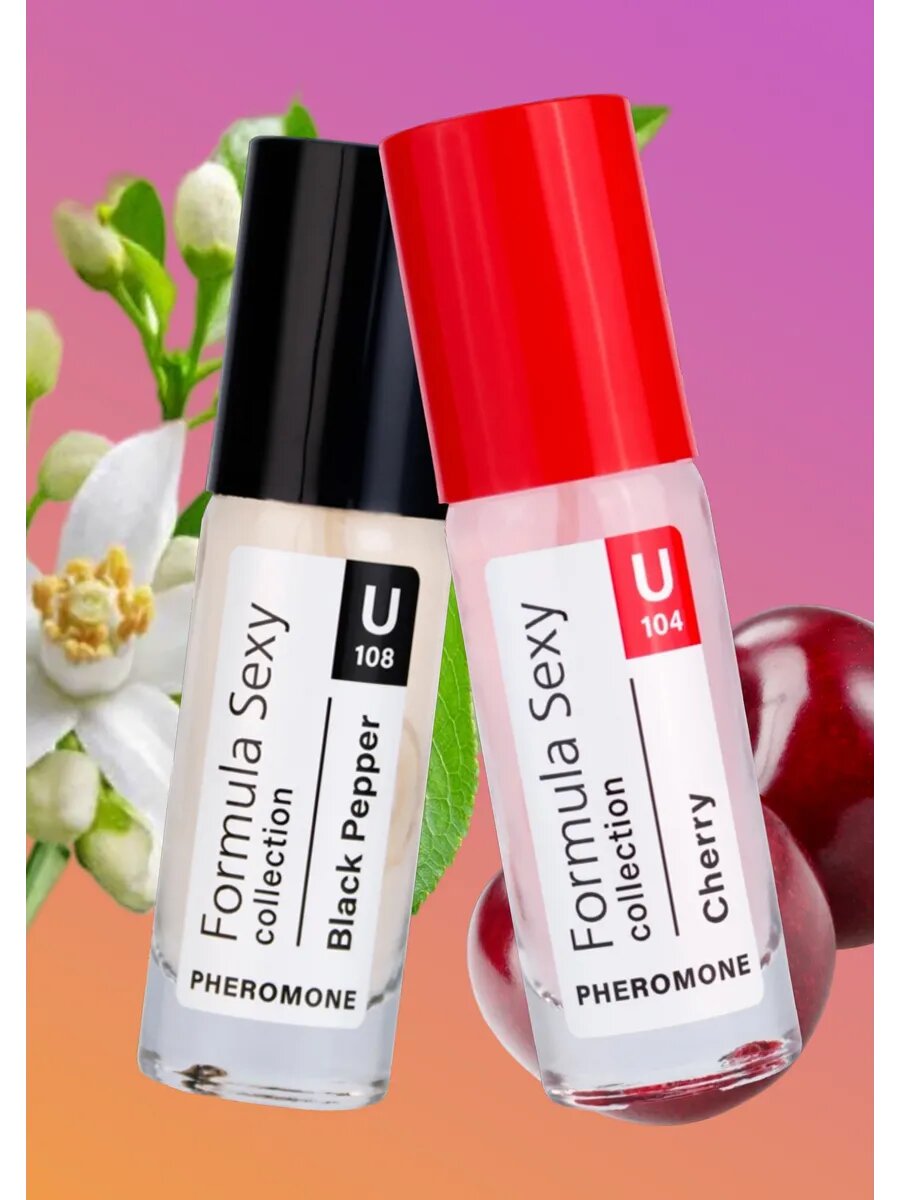 Набор Духи Formula Sexy Black Pepper + Cherry, женские, 2 шт х 30 мл