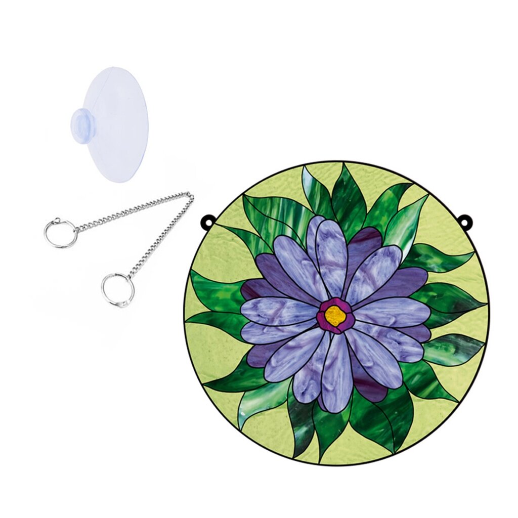 Витражи-ловцы солнца "Птицы на ветке"