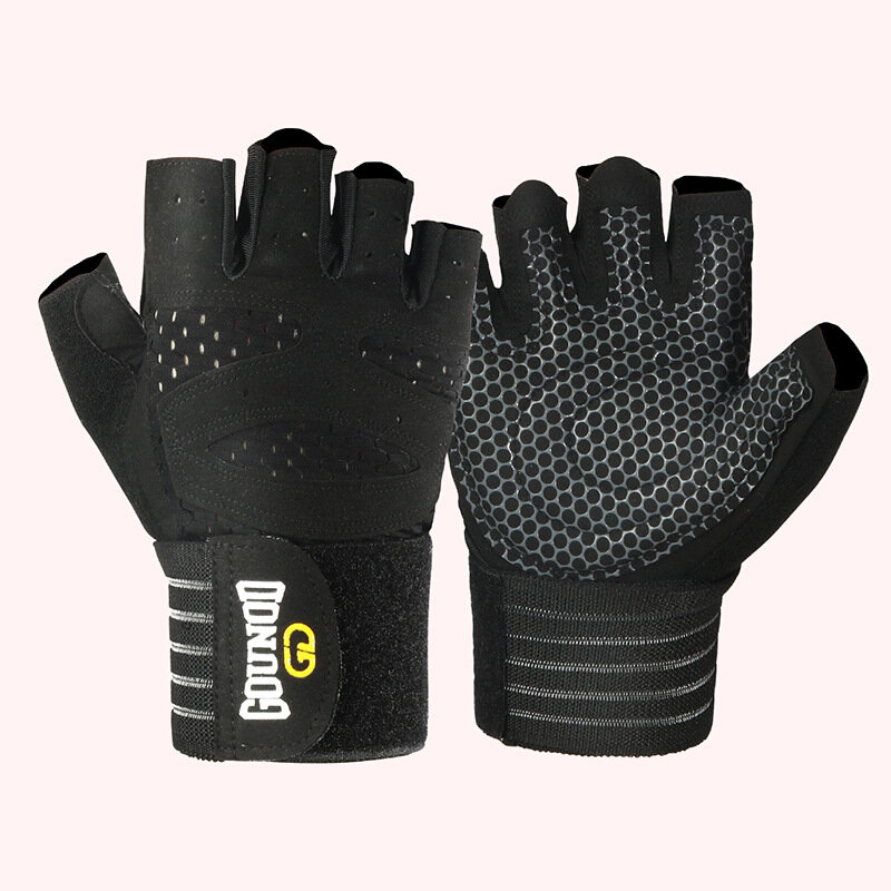 Перчатки GOUNOD Iron Fitness, удлиненные, защитные, для фитнеса