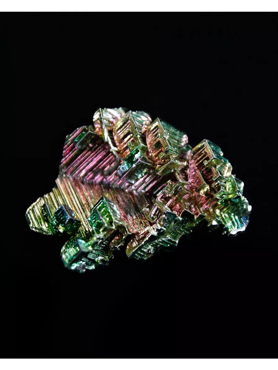 Висмут - 4-5 см, самородный минерал, 1 шт - оберег