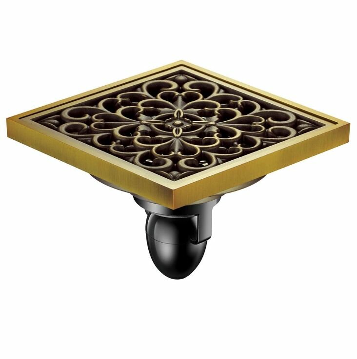 Трап для душа MAGdrain FC06Q5-H 100х100 мм вертикальный латунь