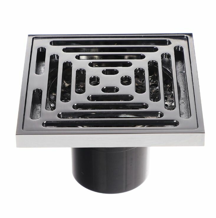 Трап для душа MAGdrain FC12Q5-N 100х100 мм вертикальный никель