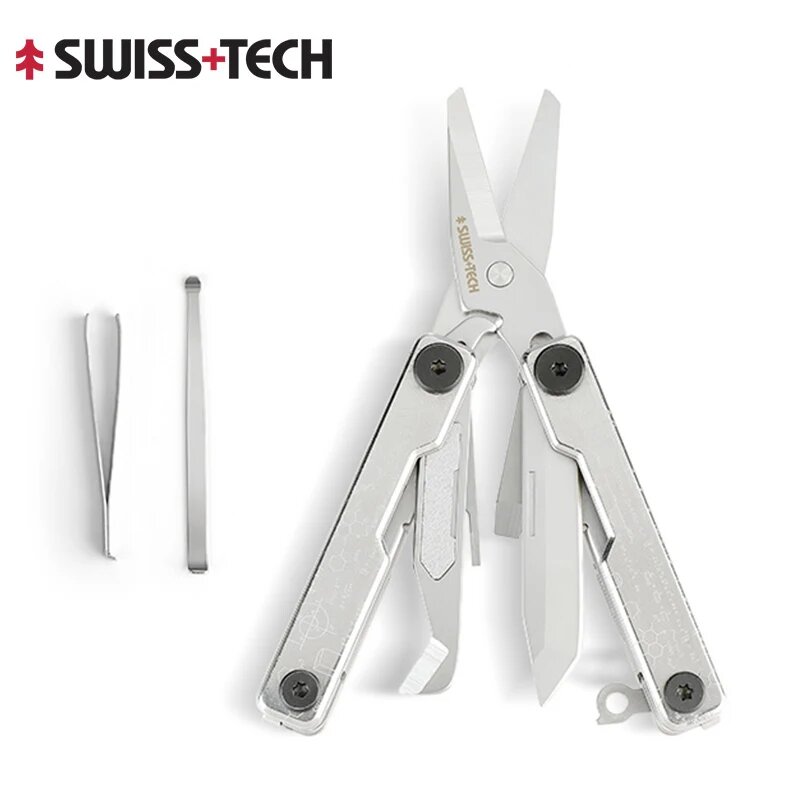 SWISS TECH 12 в 1 многофункциональные ножницы Silver