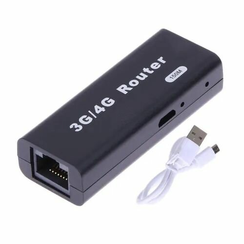 Мини-портативный 3G/4G WiFi Wlan Hotspot 150 Мбит/с RJ45 USB Беспроводной маршрутизатор с USB-кабелем