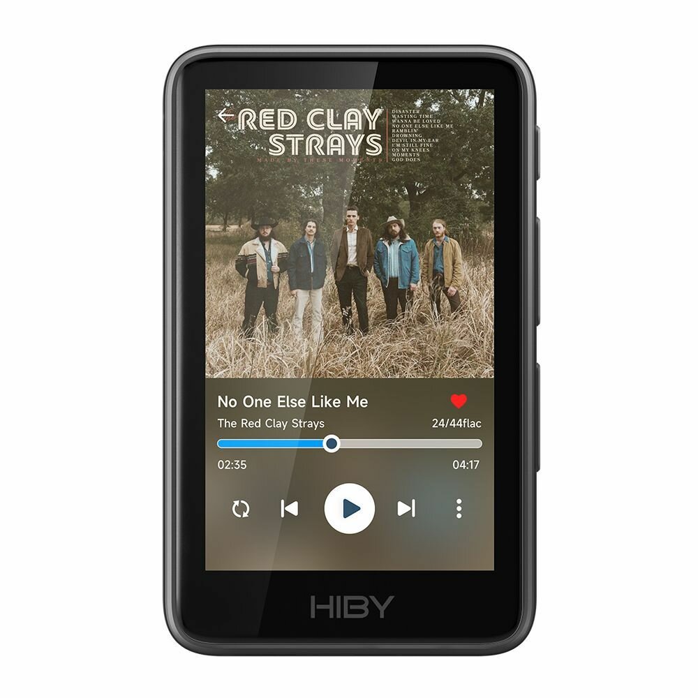 Музыкальный плеер HiBy R1 оранжевого цвета