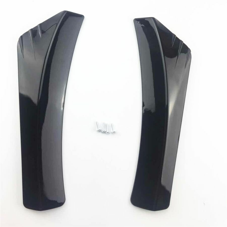 Универсальный задний уголок 20519 (правый) - глянцевый черный - P10