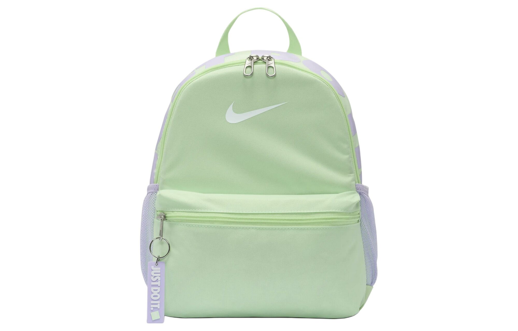 Мини-рюкзак женский Nike Vapor Green & Light Purple Floral & White, полиэстер