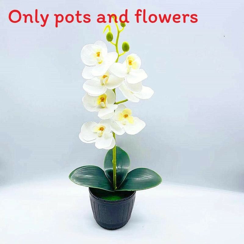 Phalaenopsis aphrodite rchb искусственное украшение с шелковыми цветами для дома и офиса белое
