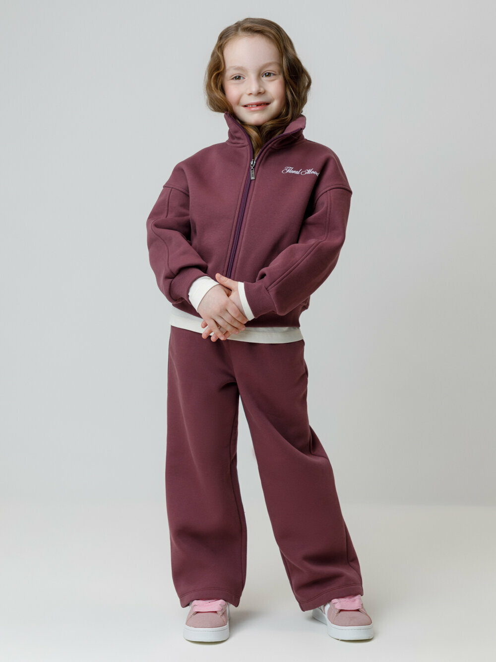 Брюки КР 400875/бордовый 1411 к651