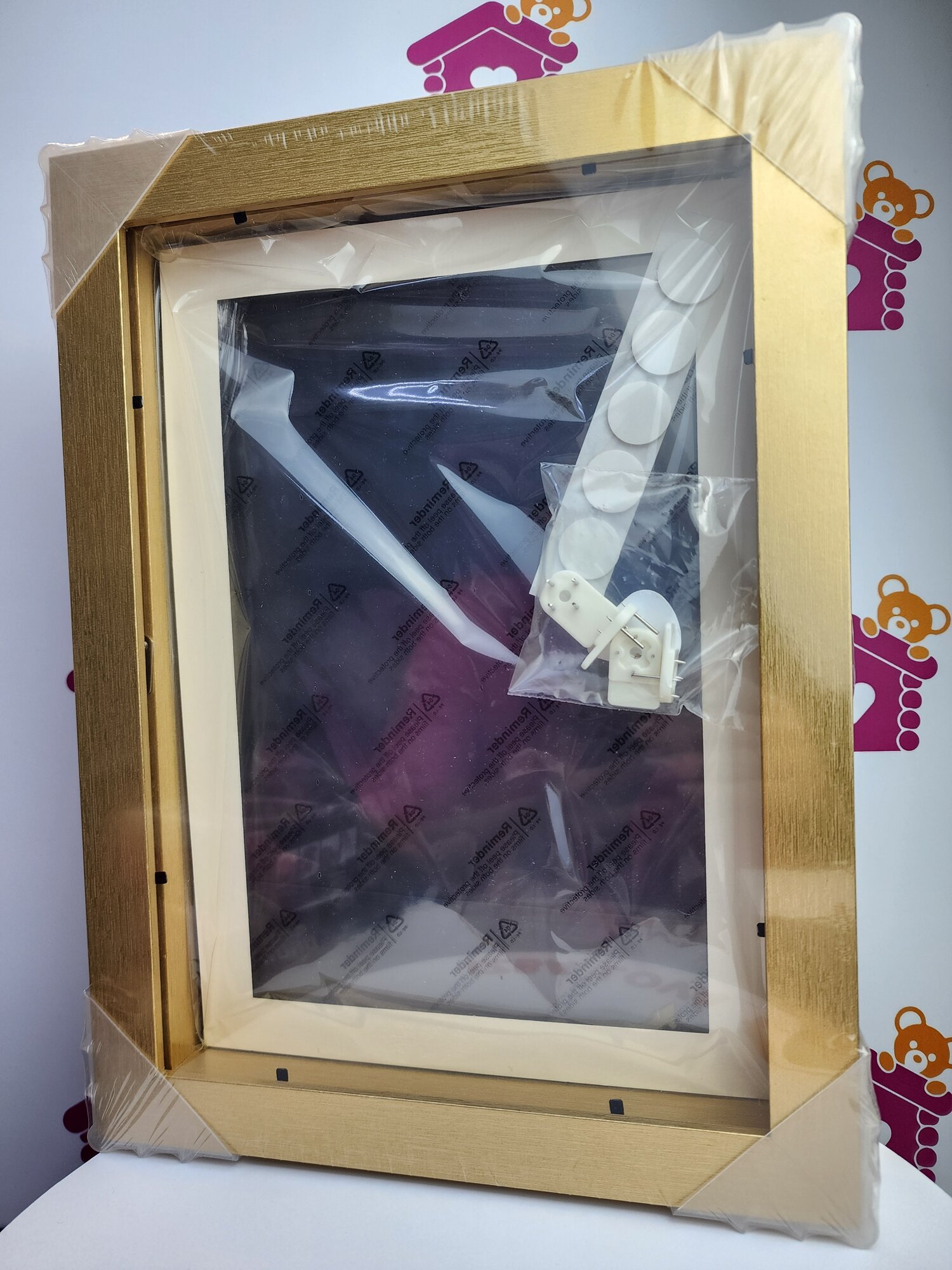 Рамка накопительная для творческих работ, А4, золото